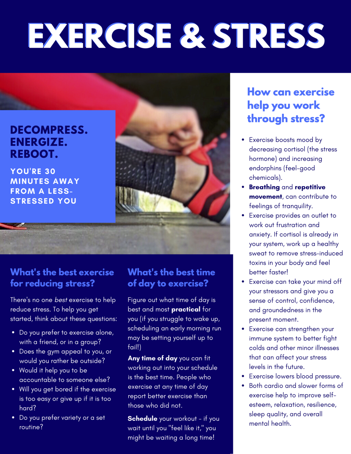 Exercise and Stress - Health Promotion Services